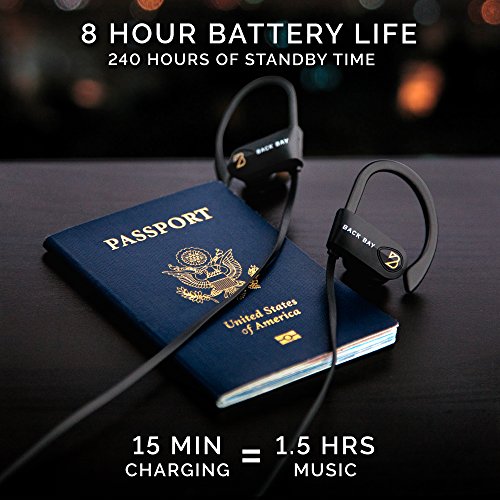 Back Bay Audio – Runner Wireless BT Earbuds. Waterproof Headphones with ...