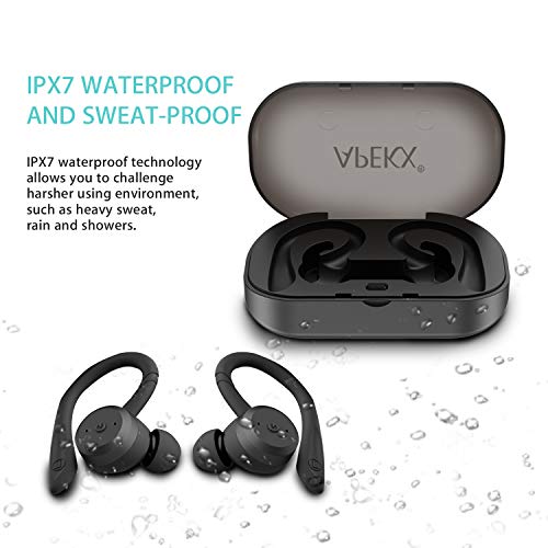 Wireless Headphones APEKX True Wireless Bluetooth 5.0 Sports Earbuds ...